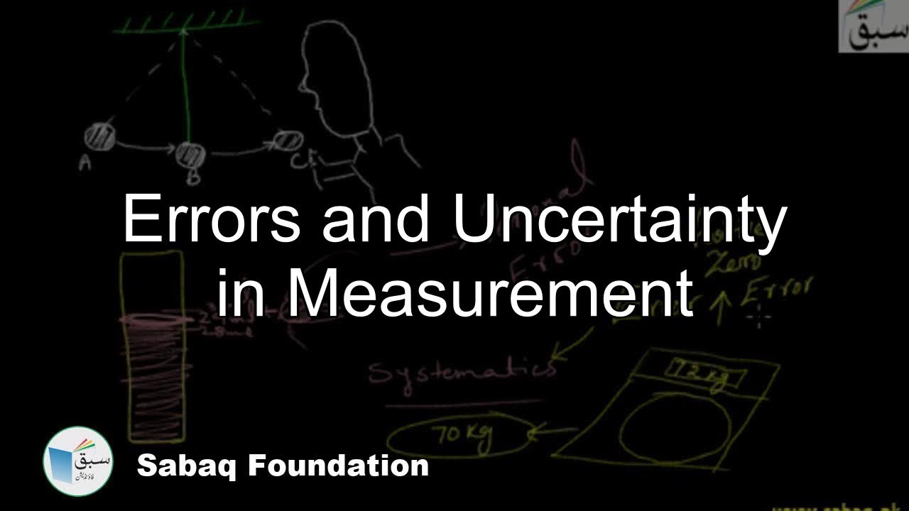 Errors and Uncertainty in Measurement, Chemistry Lecture | Sabaq.pk - YouTube