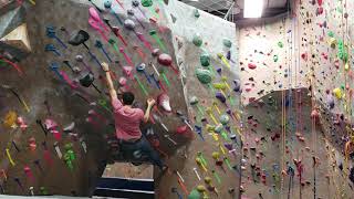 Garden state rock gym climb 1