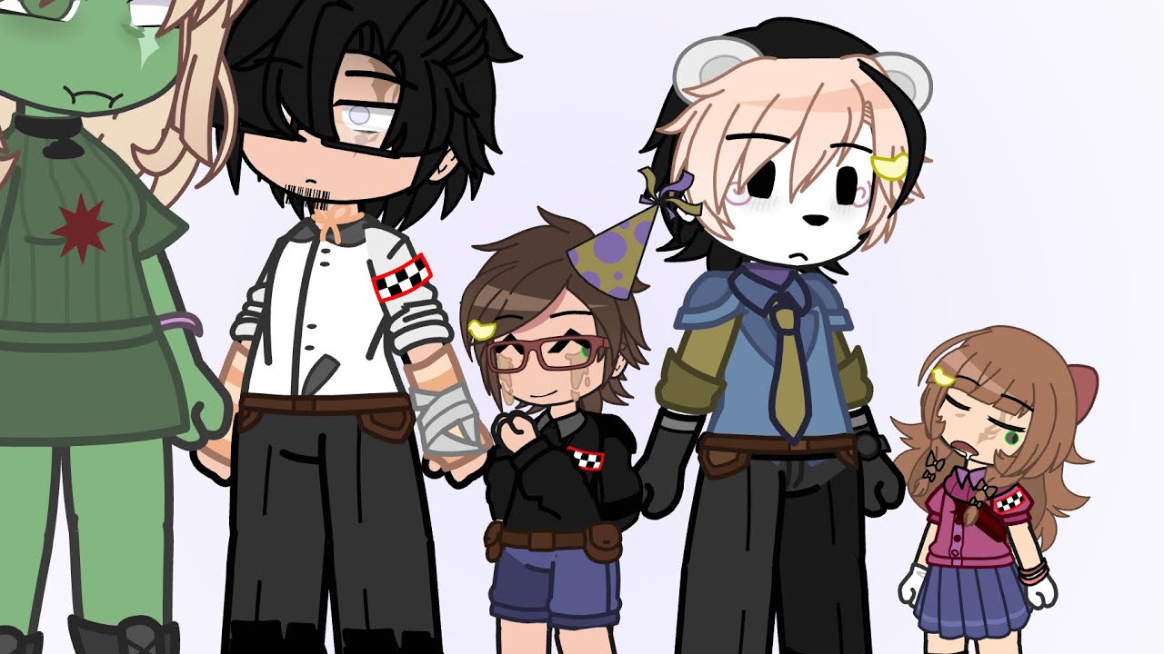 Evan/cc loves his family :D // FNAF // au // 🤍 // - YouTube