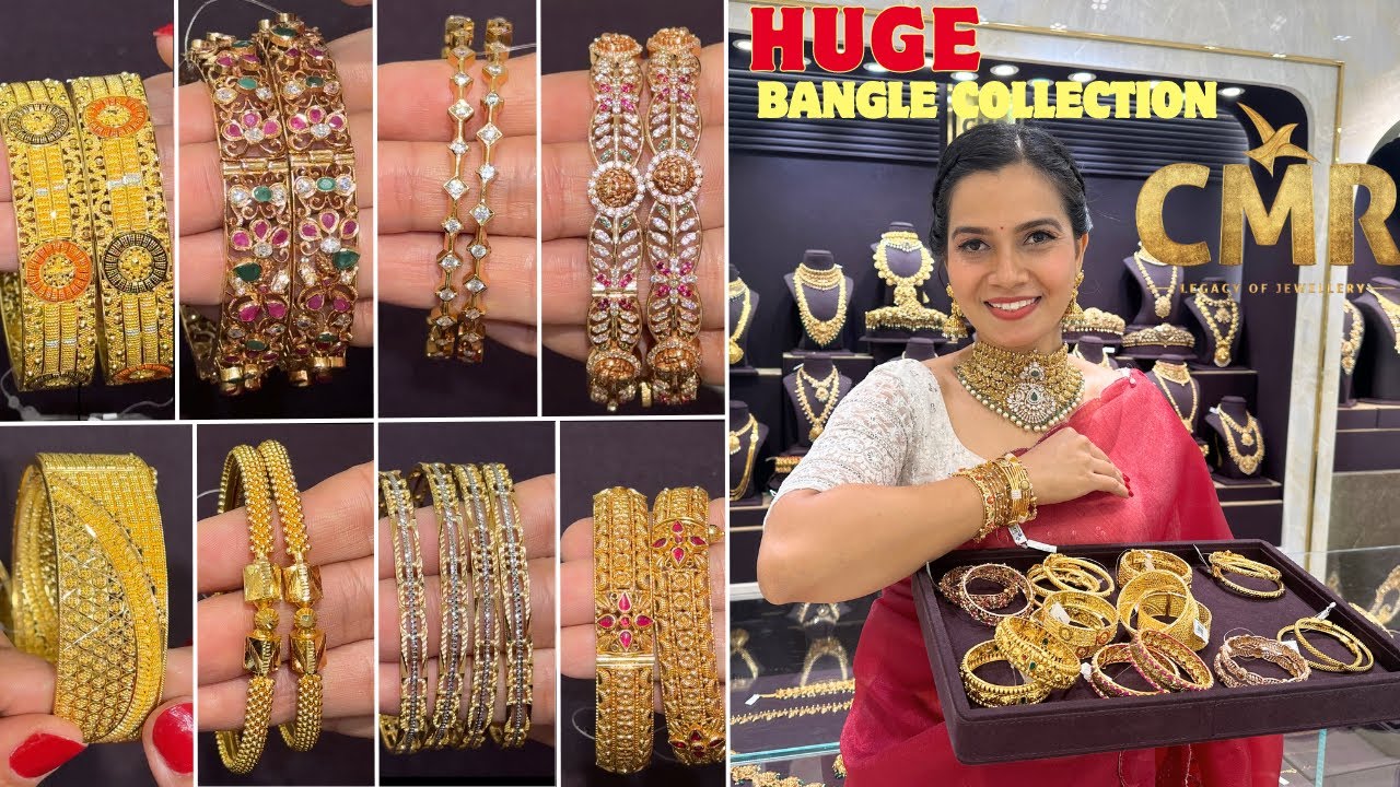 CMR Legacy of jewellery light weight to heavy party wear bangles ...