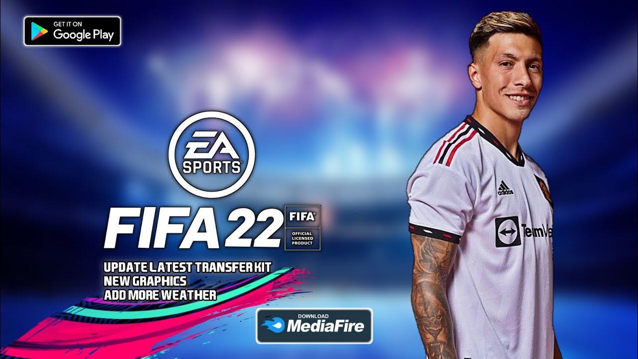 FIFA 22 ANDROID offline mod PS 5 THEME [270+MB] TRANSFER & KITS 2023 ...
