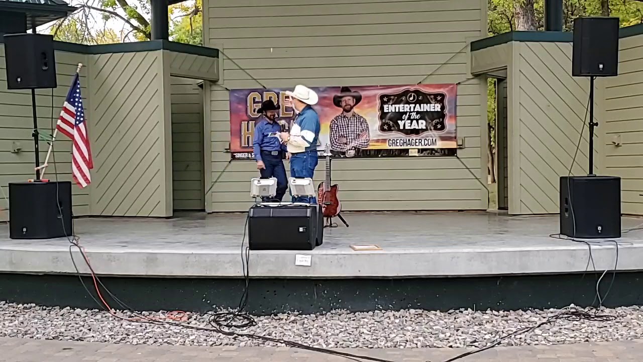 Greg Hager - Concert at Oak Park Amphitheater - 9.19.2020 - Minot, ND ...