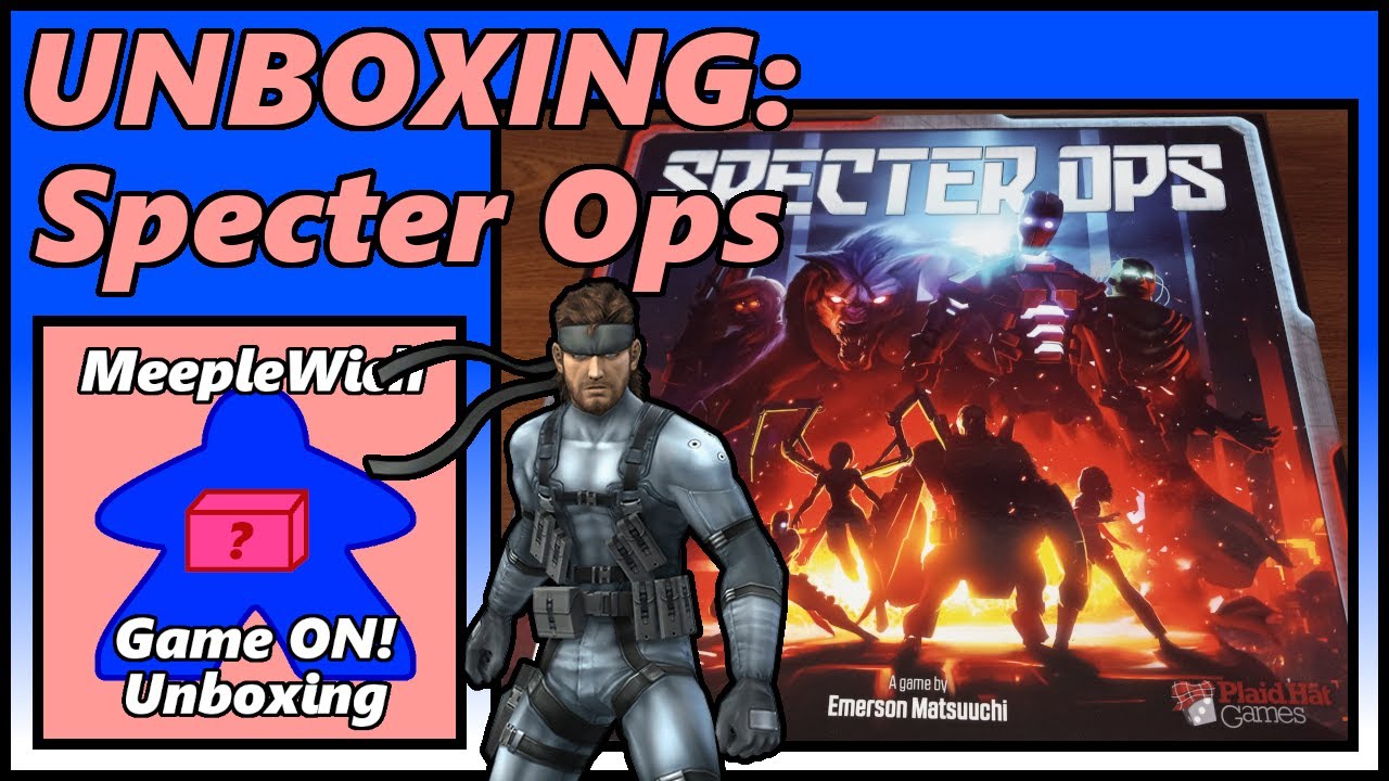 GAME ON! - Unboxing: Specter Ops - Stealth Strategy With Miniatures ...