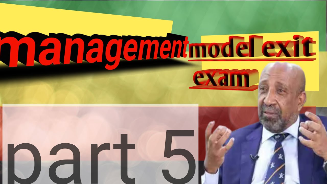 Management model exit exam questions - operation management - financial ...