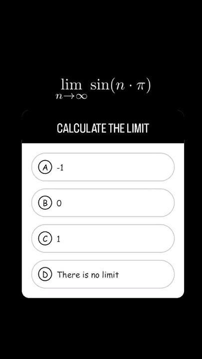 Calculate the limit of sin(nπ) | Value of sin nπ #trigonometry #calculus #manim - YouTube