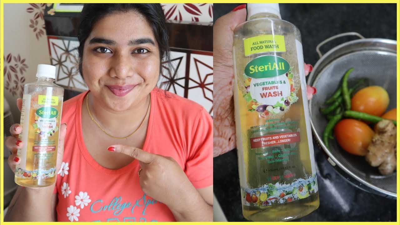 1 Minute Wash & Sanitize Your Vegetables & Fruits || 100 % Natural 100% ...