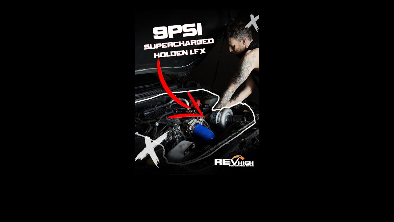 9PSI SUPERCHARGED HOLDEN LFX - YouTube