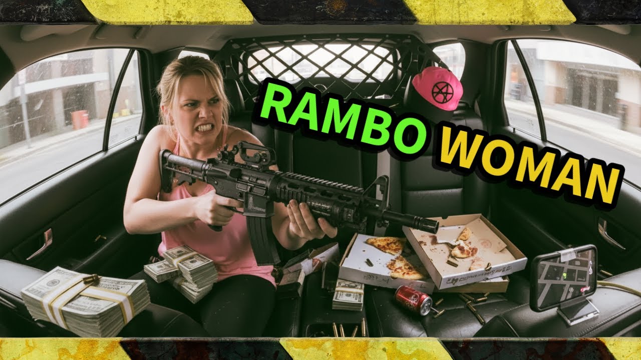 🚨 Handcuffed Suspect Goes Full ‘Rambo’ with Police AR 15 | Chaos in ...