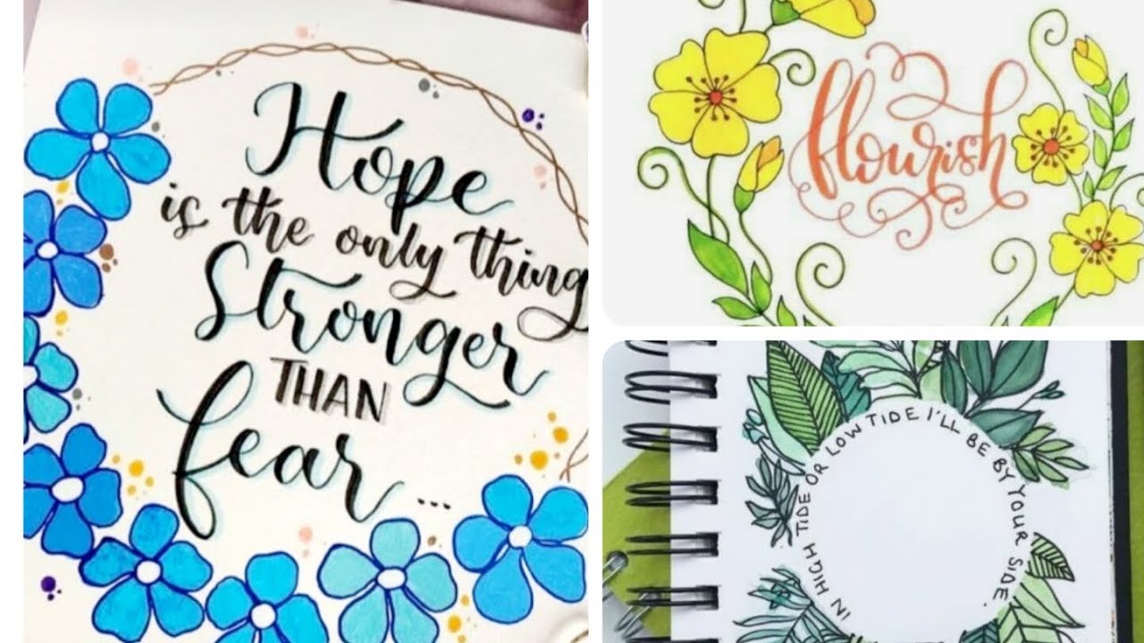 80 CIRCLE PROJECT WORK DESIGNS / ASSIGNMENT FRONT PAGE DESIGNS / SIDE ...