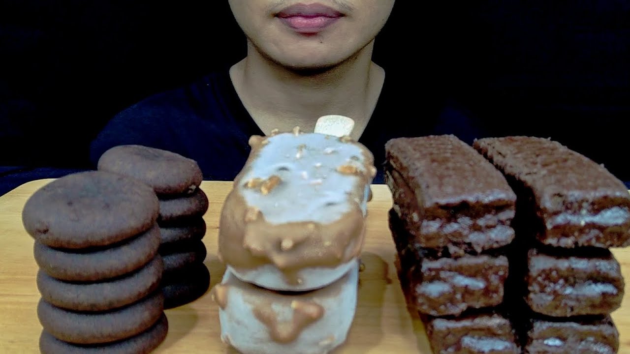ASMR MAGNUM ICE CREAM, CHOCOLATE OREO AND CHOCOLATE NEXTAR | EATING ...