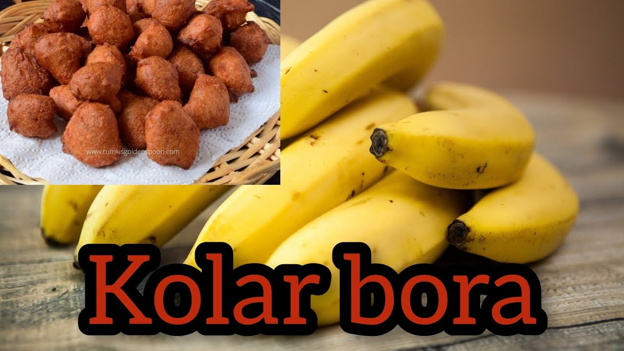 kolar bora | banana fitters | paka kola diye bora | janmasthami special ...