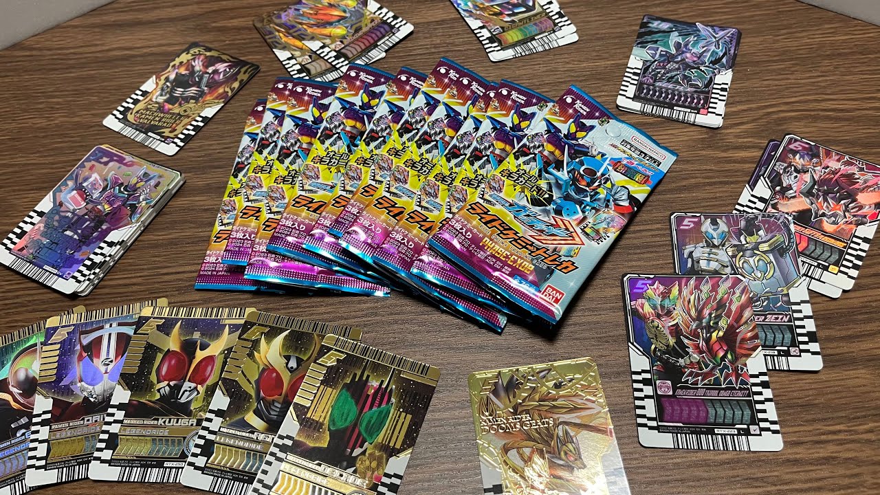リベンジ！！ライドケミートレカPHASE:EX02 10パック(実質1BOX)開封！！ - YouTube