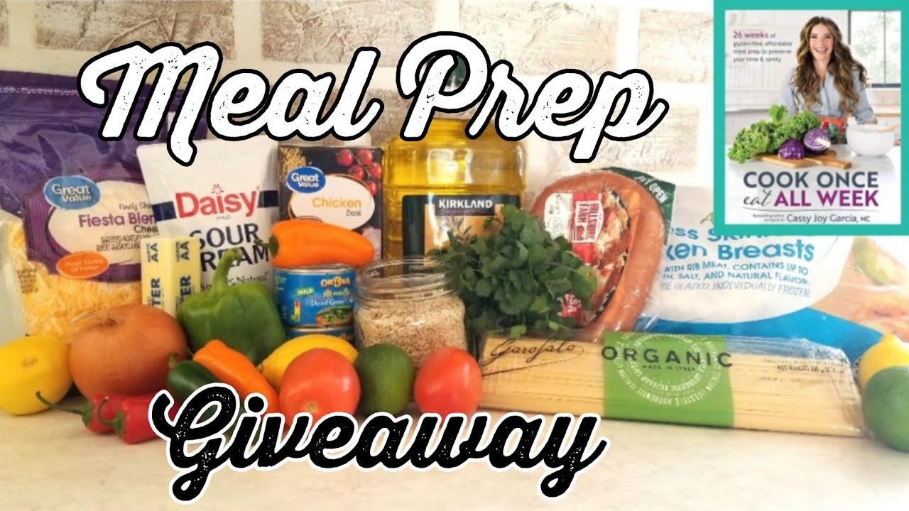 MEAL PREP // COOK ONCE EAT ALL WEEK - YouTube