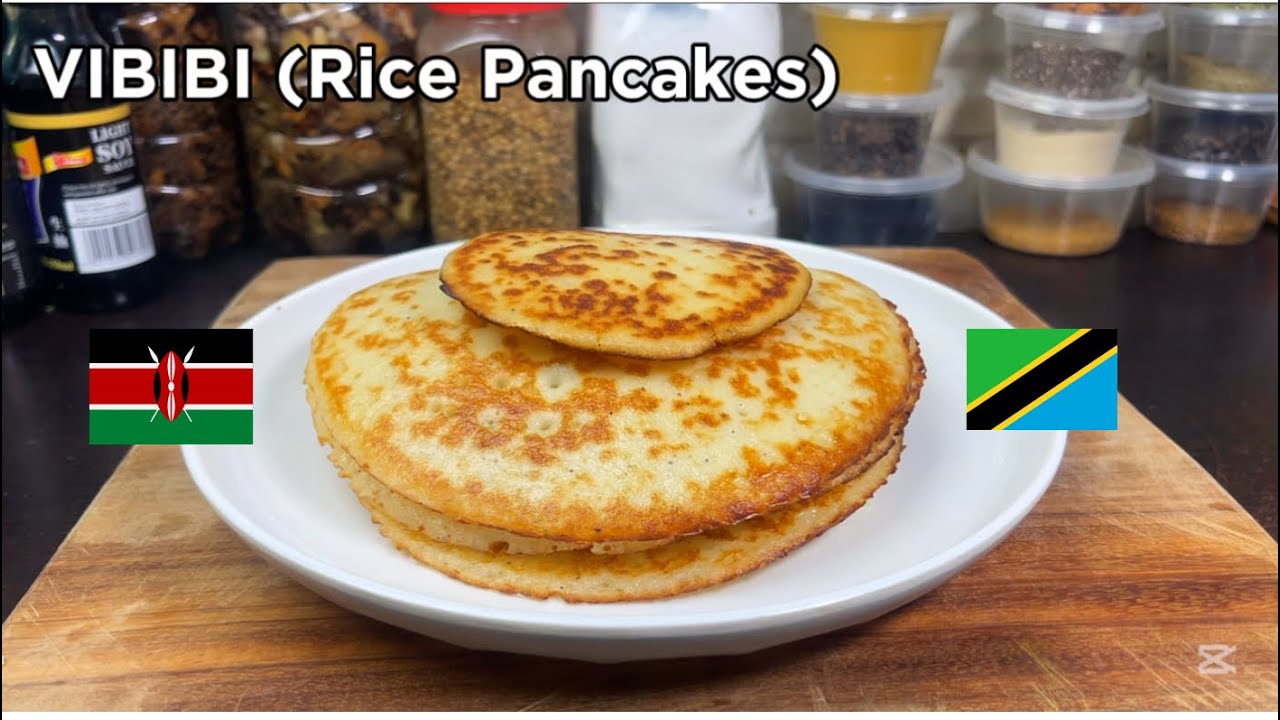 How to Make Soft & Fluffy Vibibi | Swahili Coconut Rice Pancakes # ...