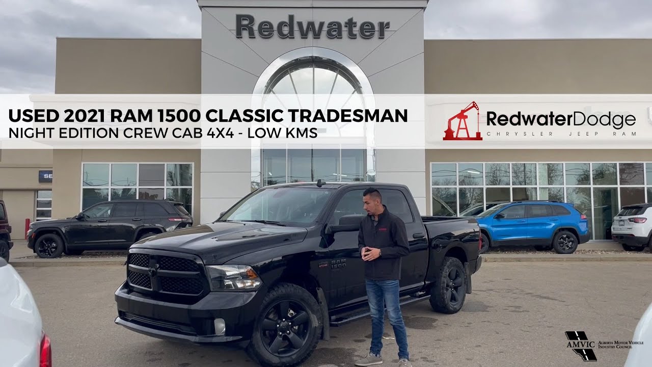 Used 2021 Ram 1500 Classic Tradesman Night Edition Crew Cab 4x4 | Stock ...