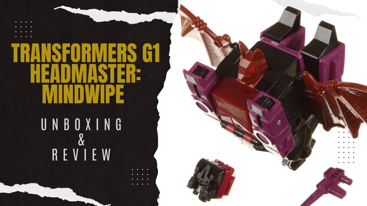 Transformers G1 Headmaster - Mindwipe KO: Unboxing & Review - YouTube