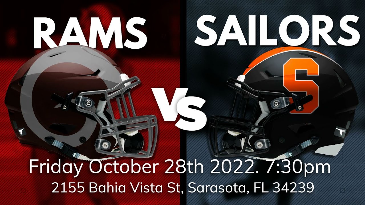 Riverview Rams vs Sarasota Sailors Livestream 2022 Football Season ...