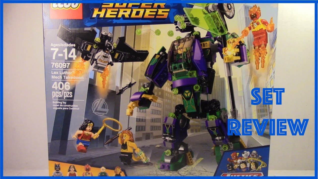 LEGO Set 76097 Lex Luthor Mech Takedown Set Review - YouTube
