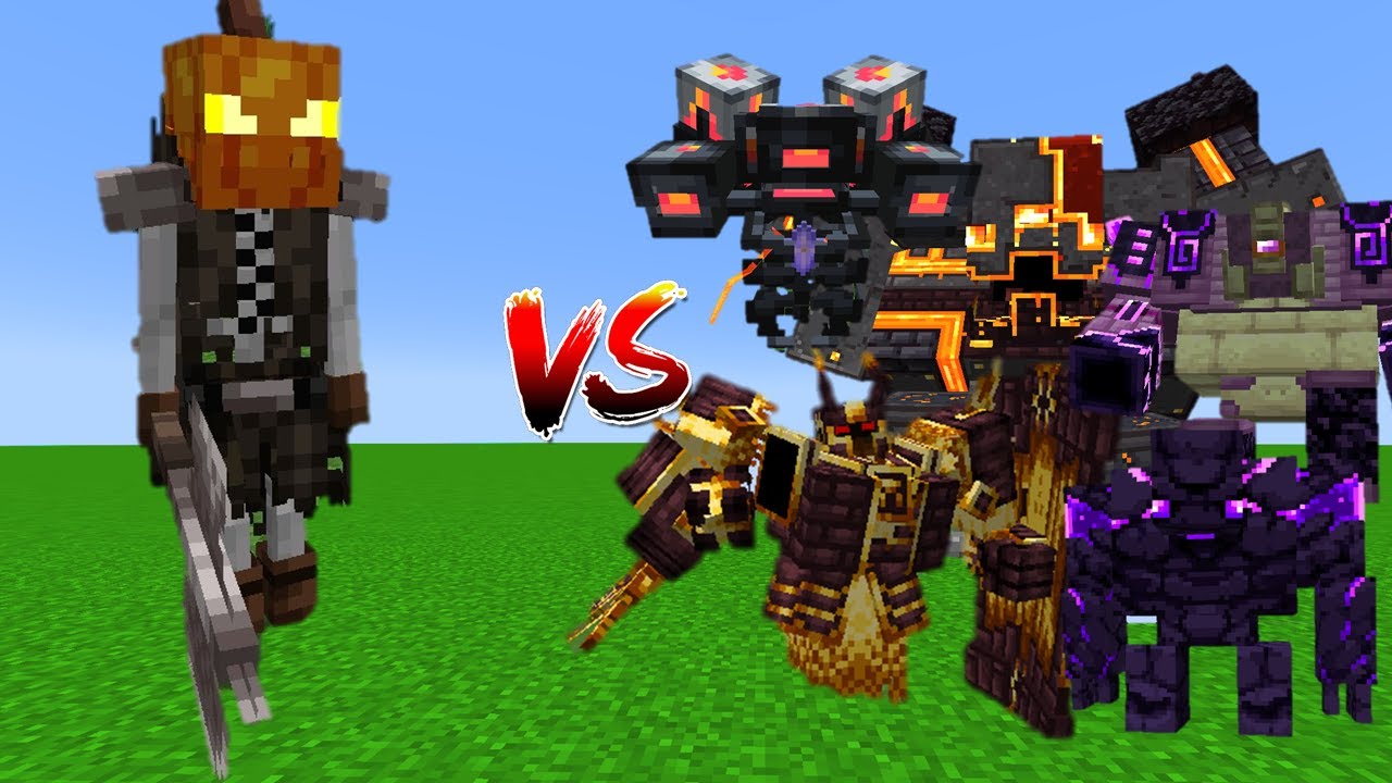 Halloween Guardian(Boss & Magic) Vs L_Ender's Cataclysm Bosses ...
