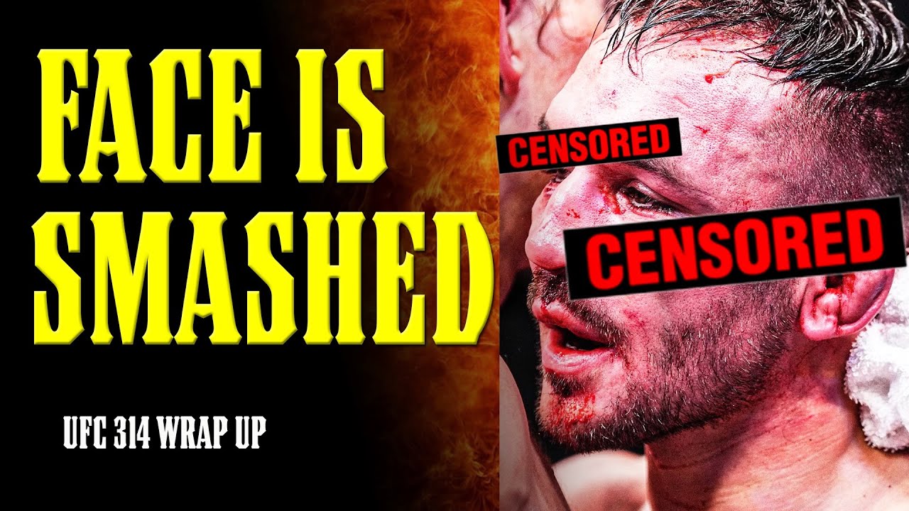 Michael Chandler's FACE is DESTROYED after PADDY PIMBLETT!! UFC 314 ...