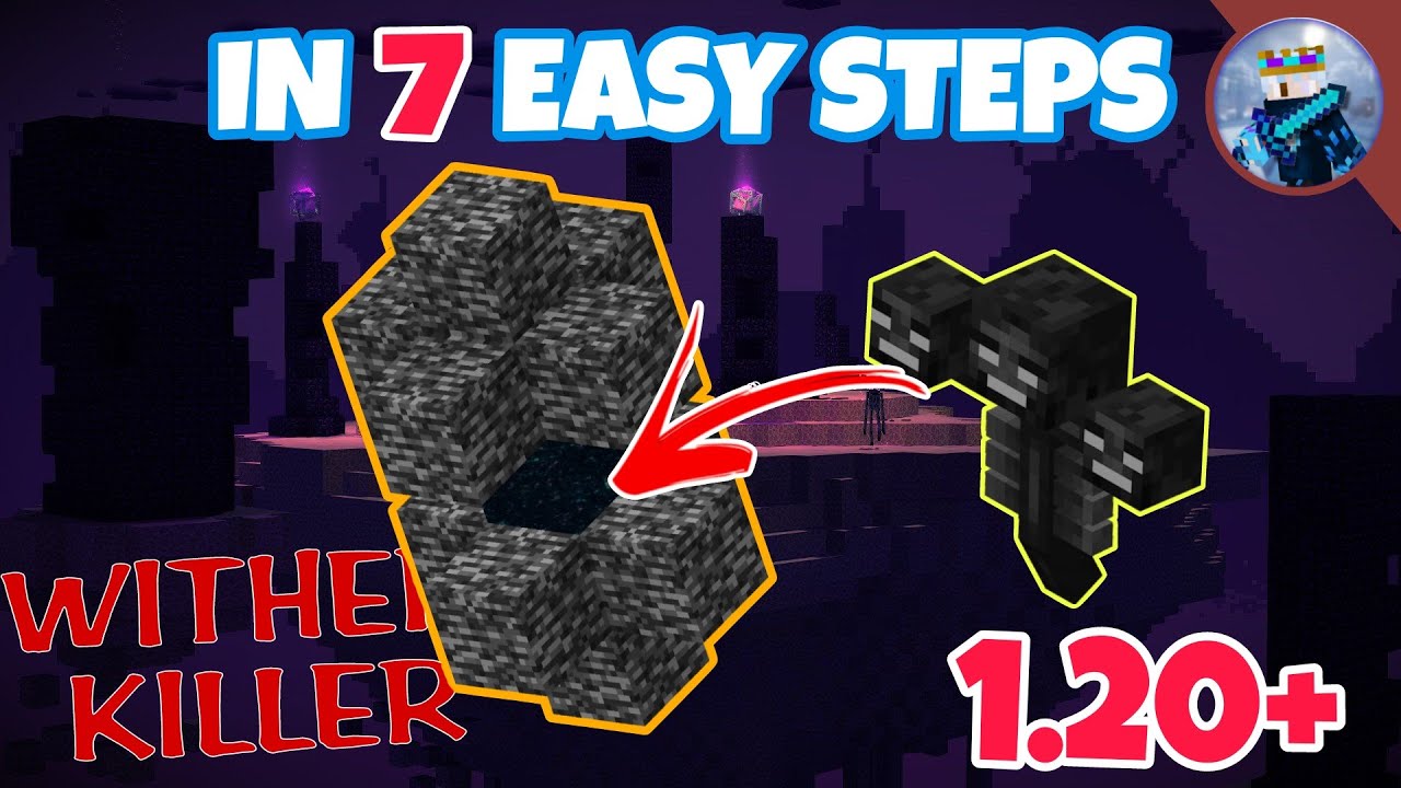 Minecraft Bedrock: Wither Killer Farm Tutorial! (MCPE, Xbox, Ps4 ...