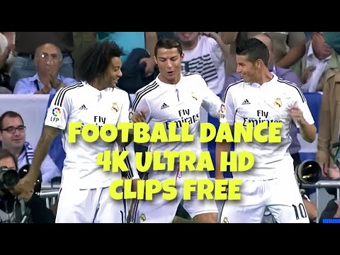 FREE FOOTBALL DANCE CLIPS 4K | JAMES | RONALDO | MARCELO | NEYMAR | RONALDINHO | POGBA