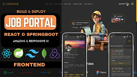 Job Portal Website Using React & Springboot - YouTube