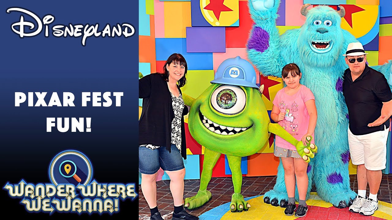 Pixar Fest Fun At Disneyland - YouTube