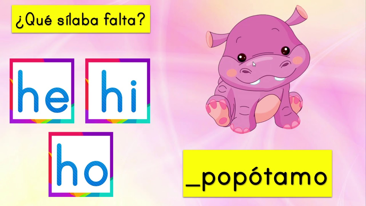 JUEGO DE SILABAS EN POWER POINT | SEP PRIMARIA - YouTube