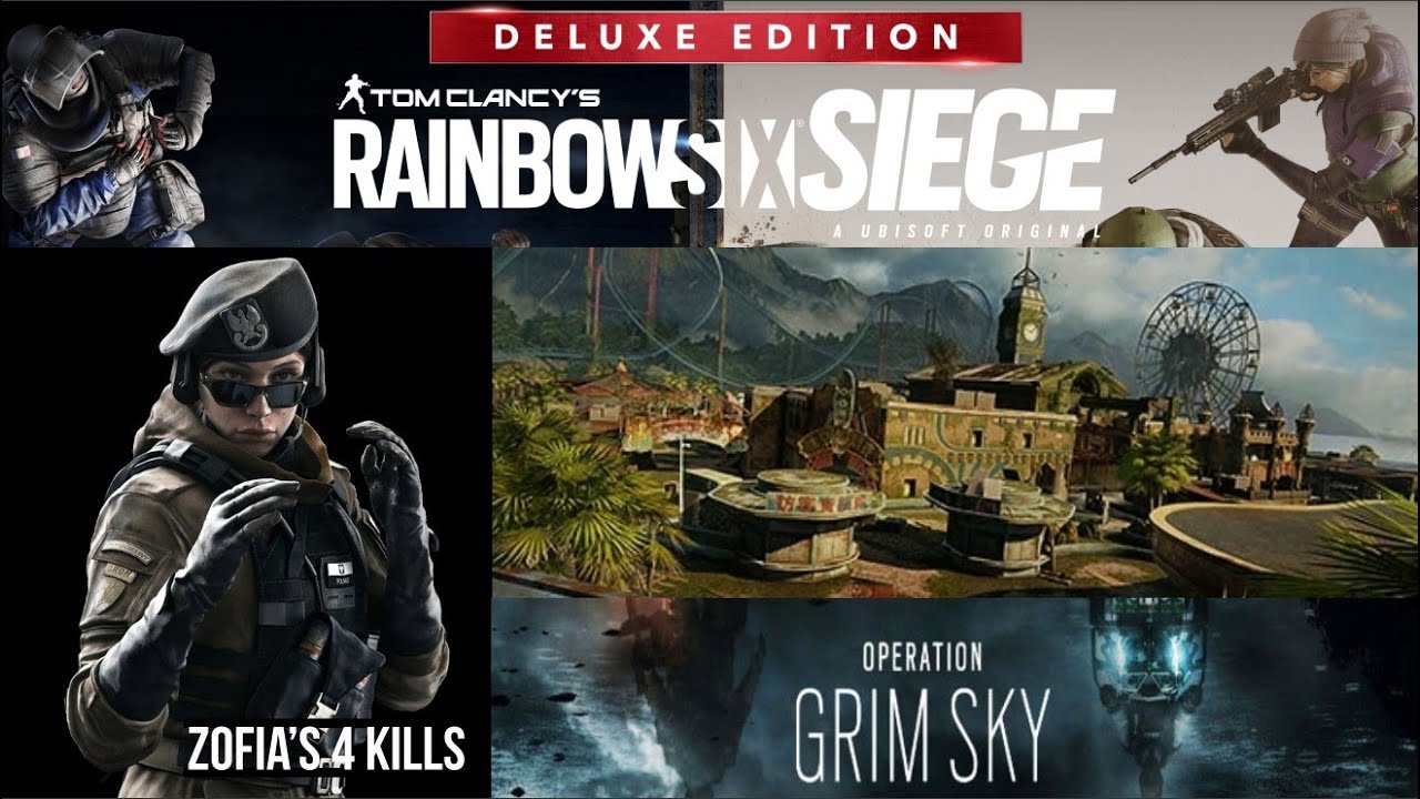 Tom Clancy's Rainbow Six Siege: Zofia's 4 Kills | Operation Grim Sky ...