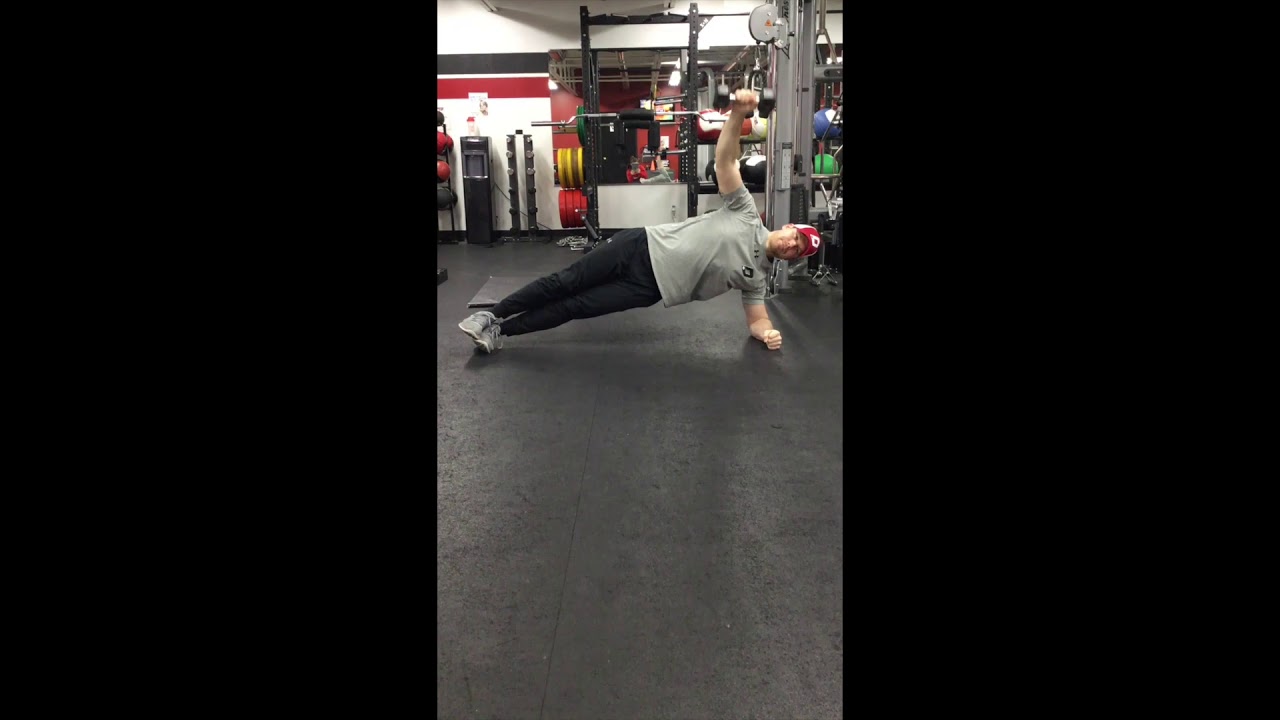 Side Plank + Dumbbell Lateral Raise - YouTube