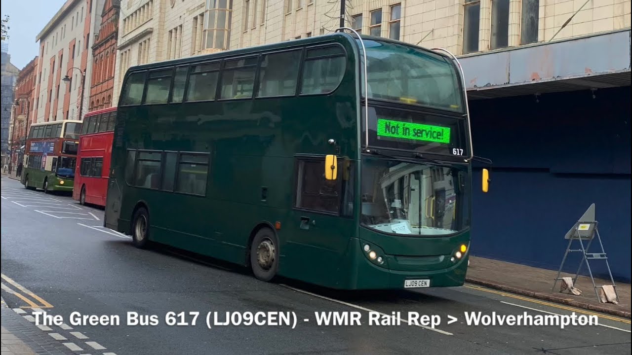 Green Bus 617 ADL Enviro 400 (ZF/€4) LJ09CEN - Rapid ! - YouTube