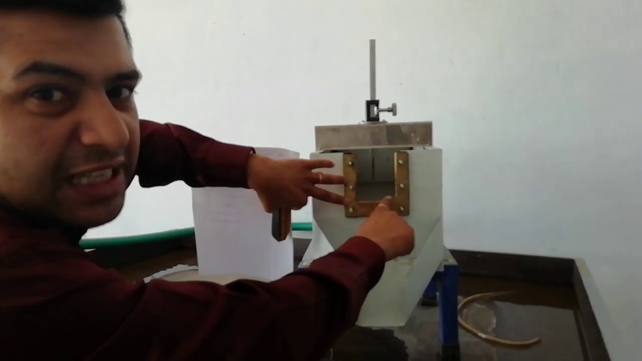 Discharge through rectangular notch - YouTube