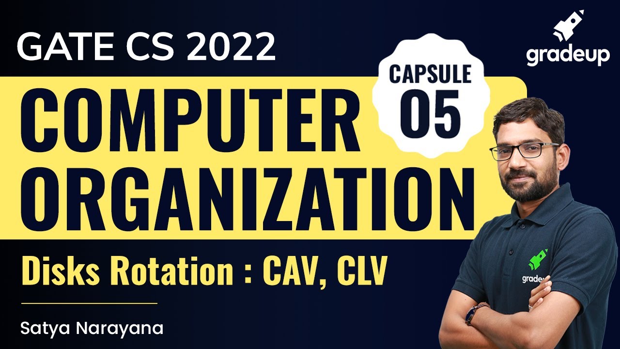 Disks Rotation : CAV, CLV || Computer Organization || Concept Capsule ...