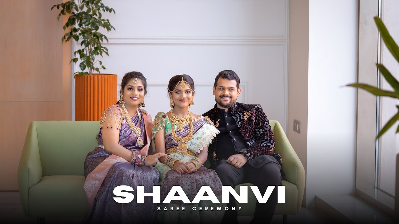 SAREE CEREMONY | SHAANVI | MOMENTOUS CONVENTION CENTER | ORANGECAT ...