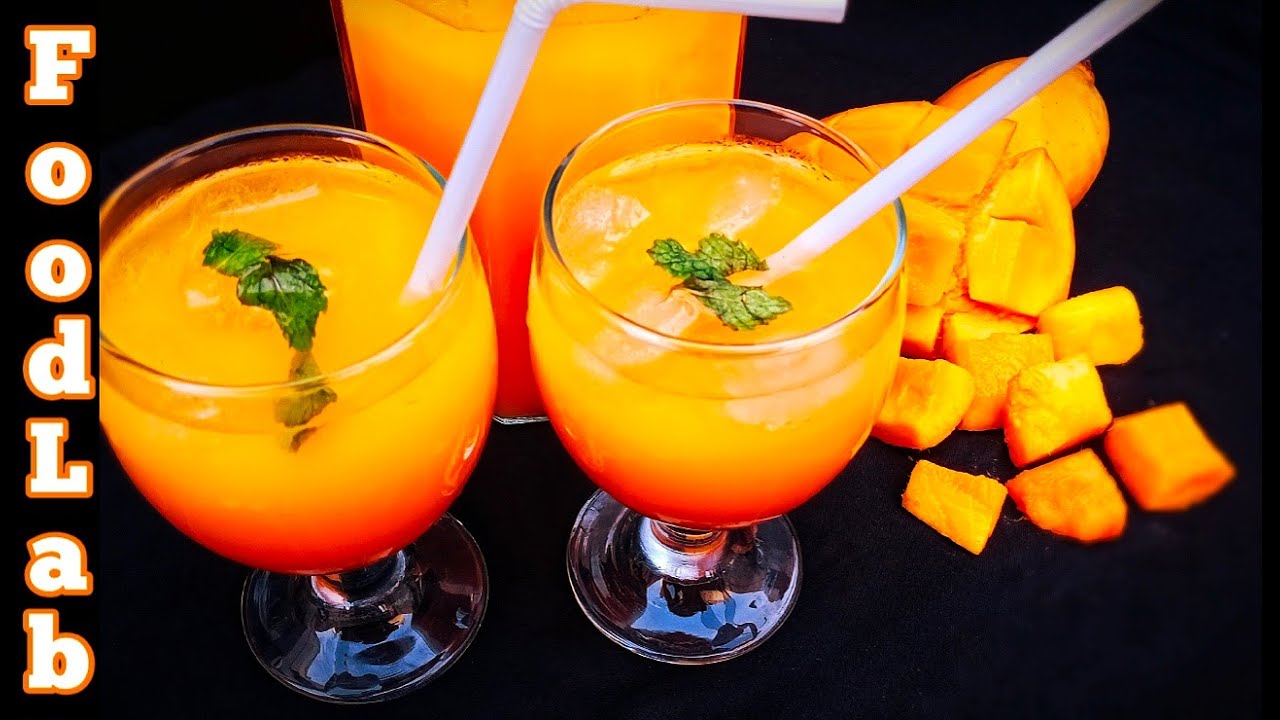 Homemade Mango Juice recipe |Squash| Mango fresher just in 3 ...