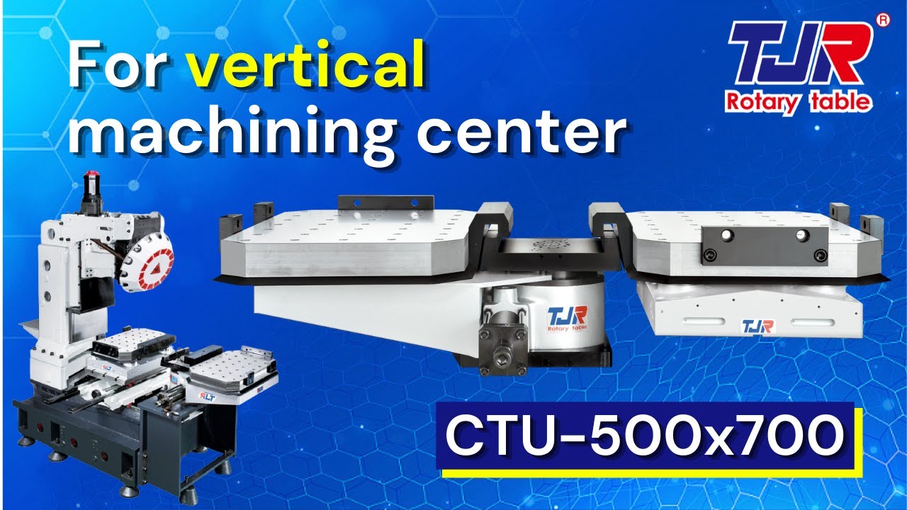 TJR Rotary Table: Auto pallet changer (APC) CTU-500x700 Demo.wmv - YouTube