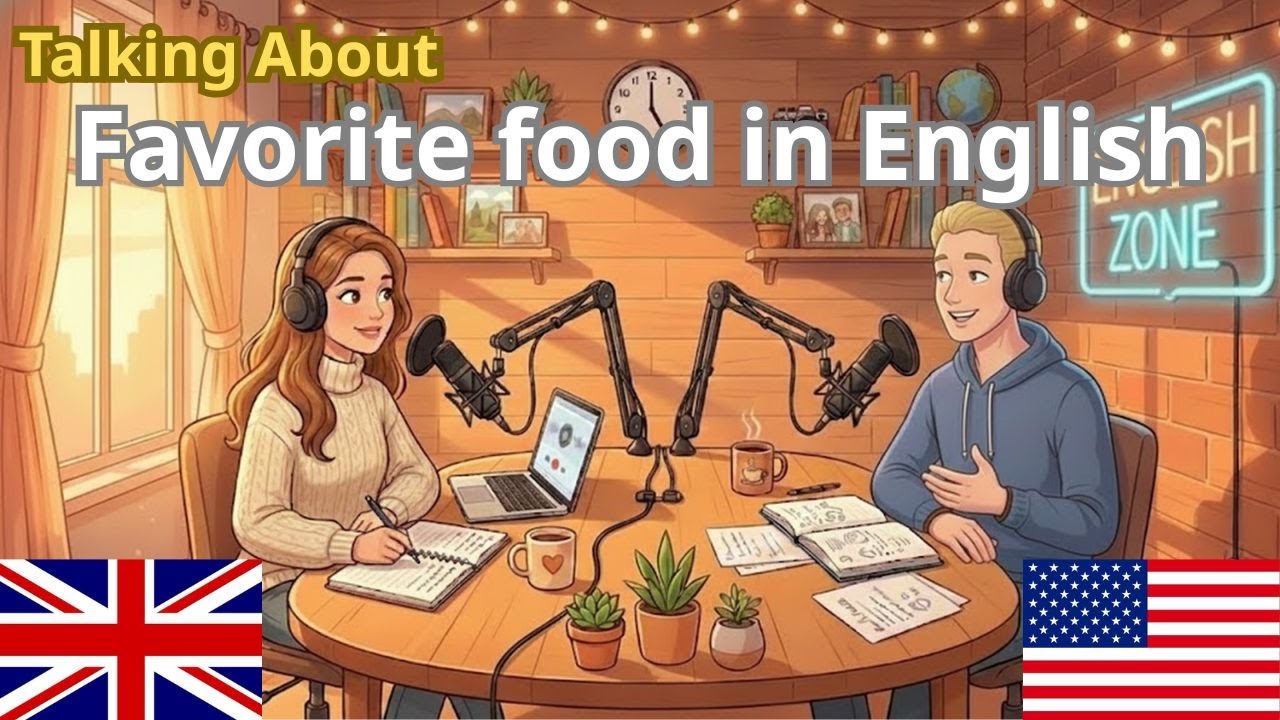Talking About Food in English | English Conversation Practice - YouTube