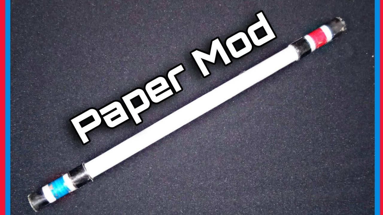 Como hacer un paper mod (pen mod de papel) - YouTube