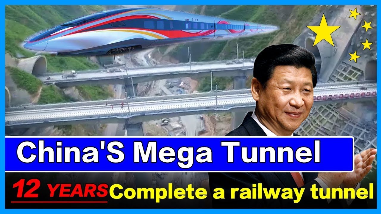 Mega Projects Of china 12 years to complete a railway tunnel#China News ...
