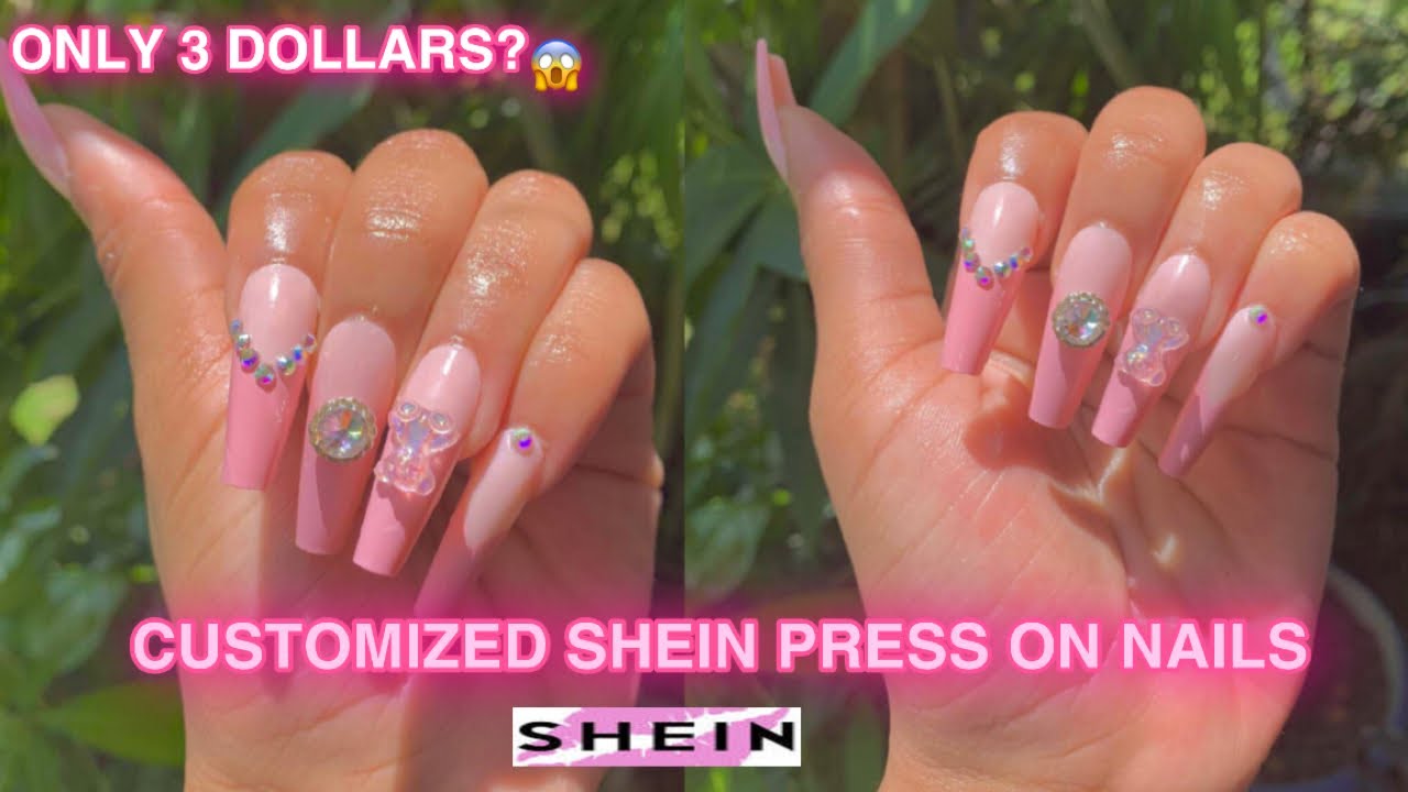 CUSTOMIZED PRESS ON NAILS FROM SHEIN !! (Shein nails and Shein nail ...