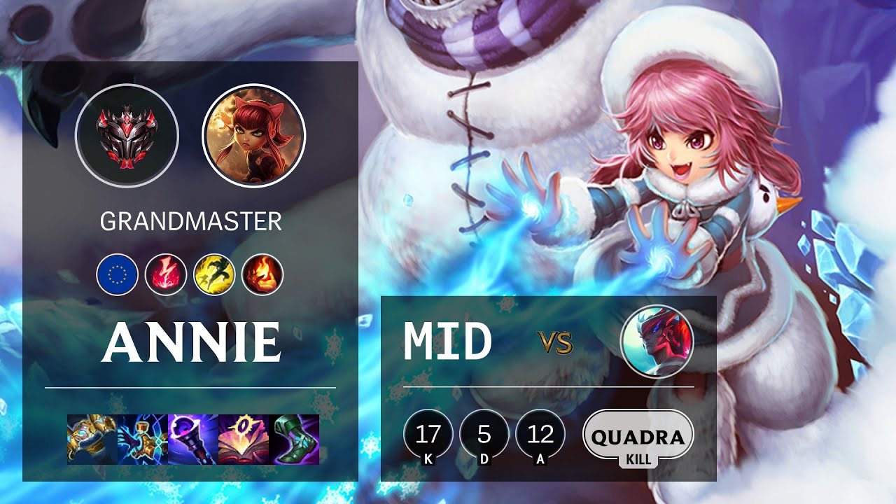 Annie Mid vs Yone - EUW Grandmaster Patch 10.23 - YouTube
