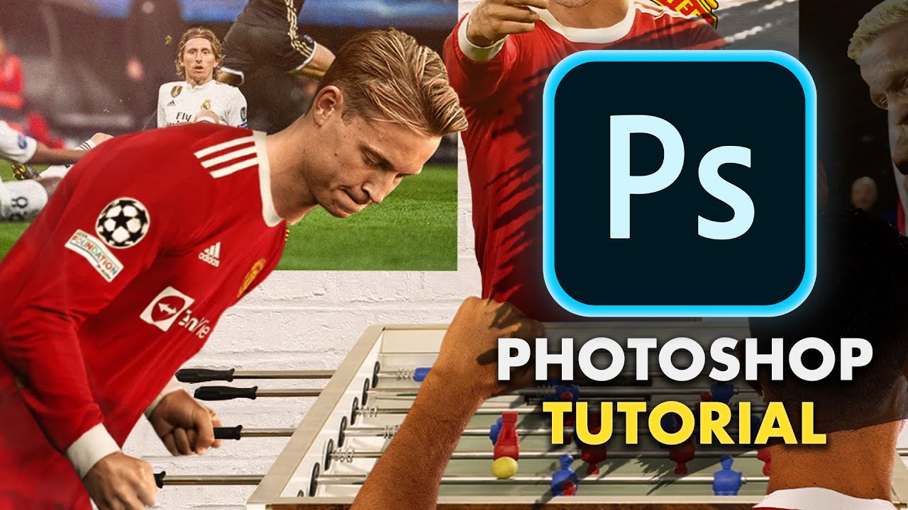 How to make COOL Football Visuals (Photoshop) - YouTube