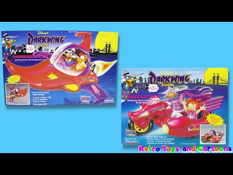 Darkwing Duck Thunderquack Jet Ratcatcher Playmates Commercial Retro Toys and Cartoons