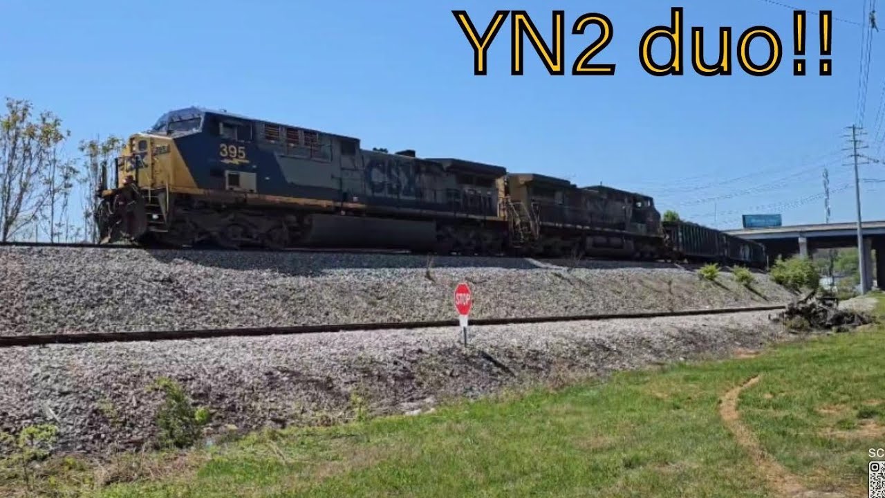 CSX YN2 duo leads 541 into the yard. #shorts #csx #yn2 #train #fyp ...