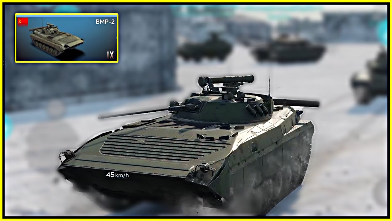 BMP-2 Russia Tank has 81mm of penetration War Thunder Mobile - YouTube