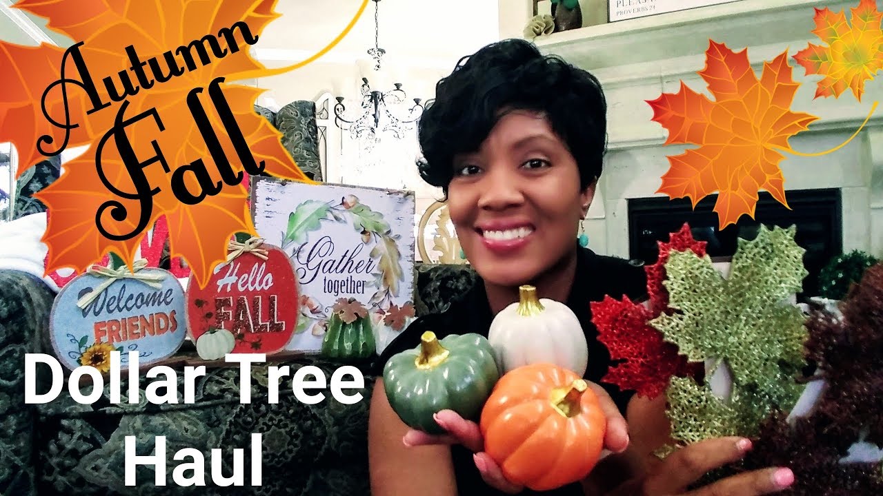 Amazing Fall/Autum Haul | Dollar Tree - YouTube
