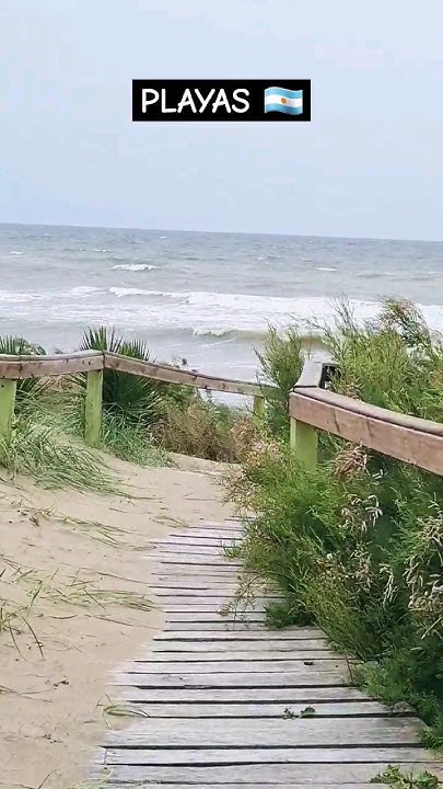 PLAYAS de [COSTA CHICA] DIA de TORMENTA #argentina #temporal #lacosta - YouTube