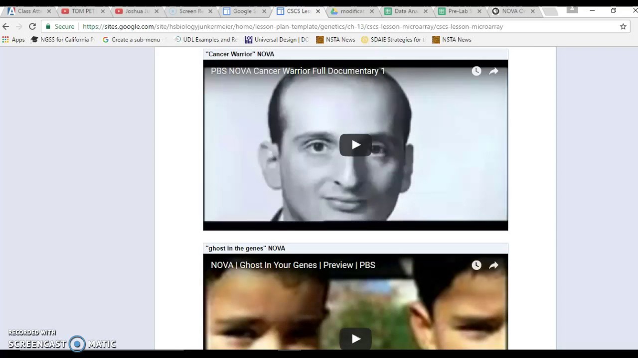 ch. 13_microarray lab_NOVA - YouTube