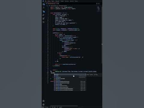 Make Text Typing Animation in React! #shorts - YouTube